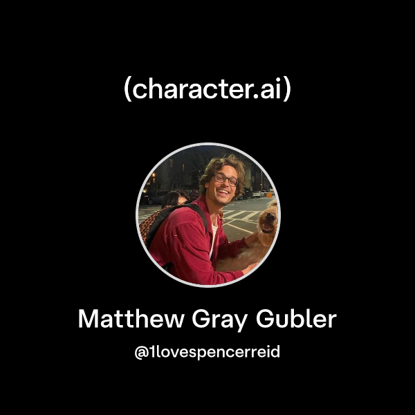 Chat with Matthew Gray Gubler | character.ai | AI Chat, Reimagined–Your ...