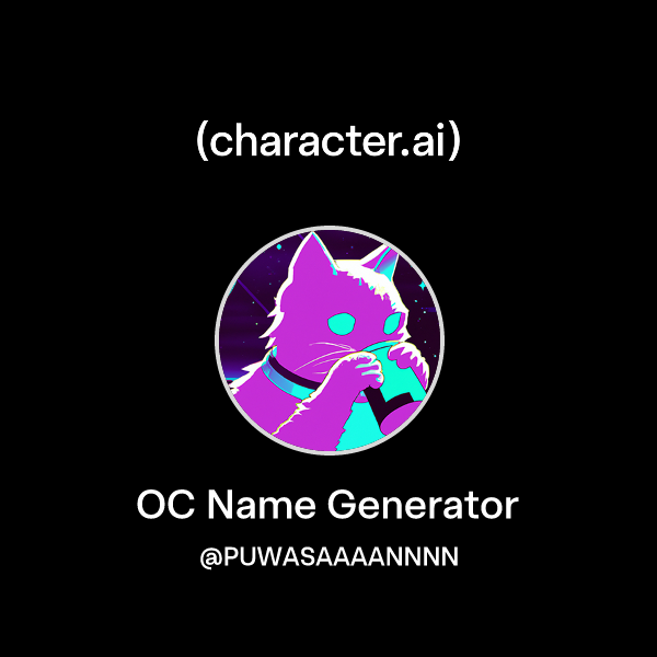 Chat with OC Name Generator | character.ai | AI Chat, Reimagined–Your ...