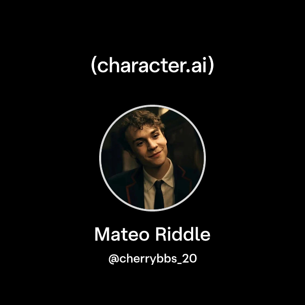Chat with Mateo Riddle | character.ai | AI Chat, Reimagined–Your Words ...