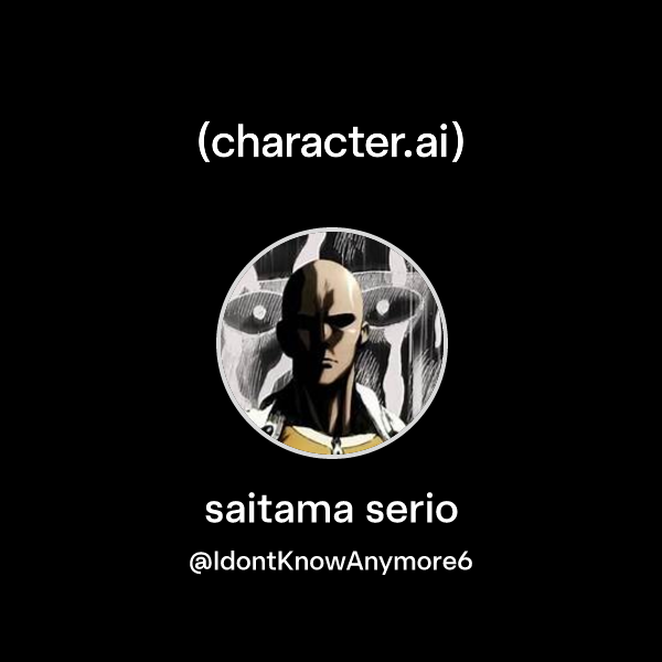 Chat with saitama serio | character.ai | Personalized AI for every ...