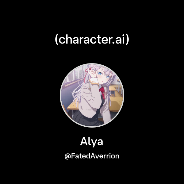 Chat with Alya | character.ai | Personalized AI for every moment of your day