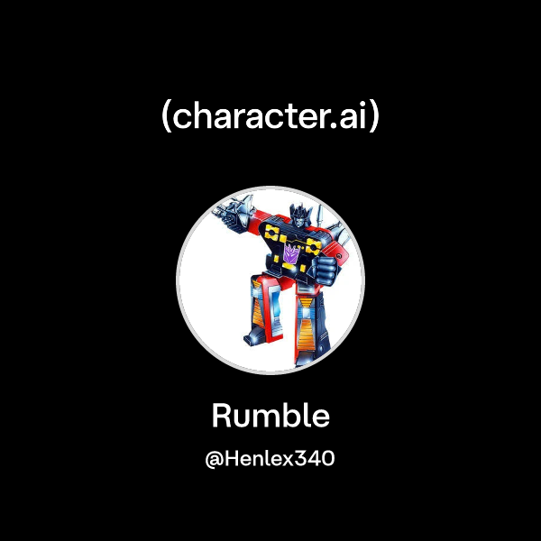 Chat with Rumble | character.ai | Personalized AI for every moment of ...