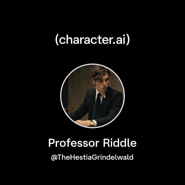 Chat with Professor Riddle | character.ai | Personalized AI for every ...