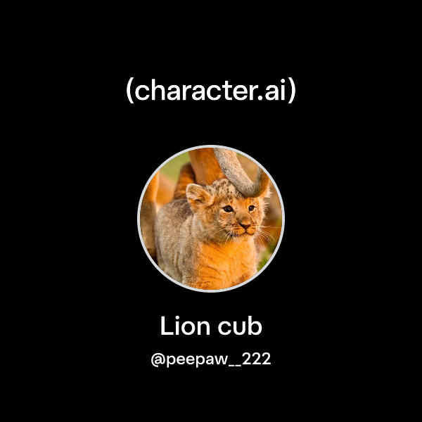 Chat with Lion cub | character.ai | AI Chat, Reimagined–Your Words ...