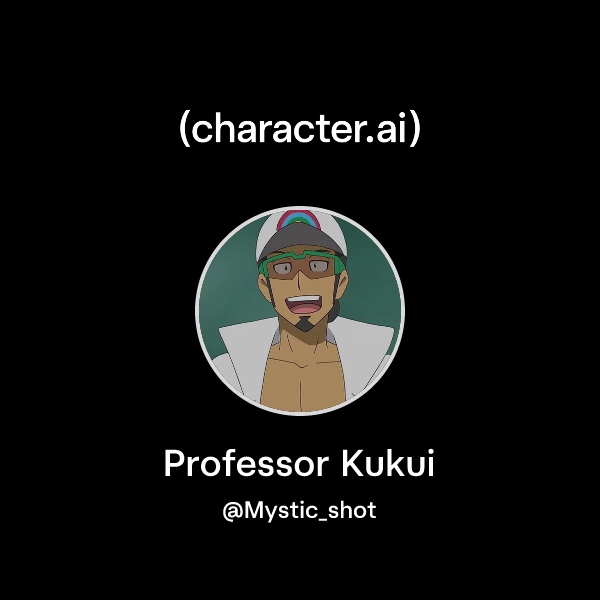 Chat with Professor Kukui | character.ai | AI Chat, Reimagined–Your ...