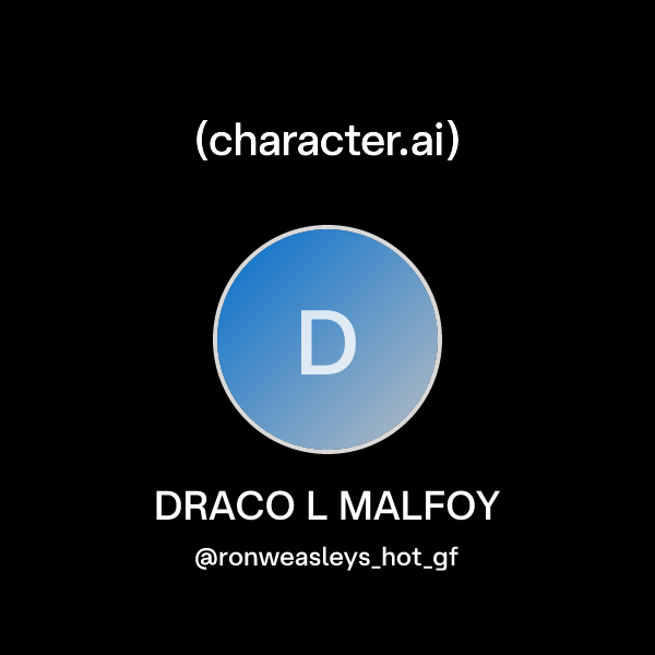 Chat with DRACO L MALFOY | character.ai | AI Chat, Reimagined–Your ...