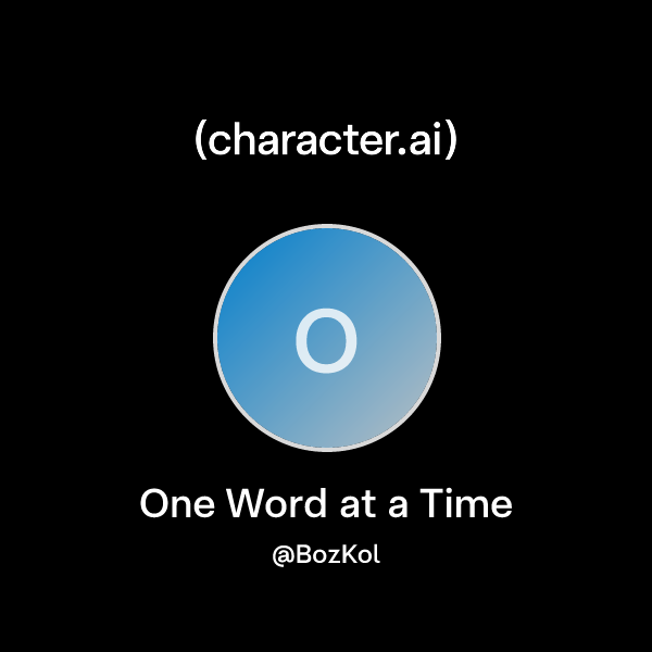 Chat with One Word at a Time | character.ai | AI Chat, Reimagined–Your ...