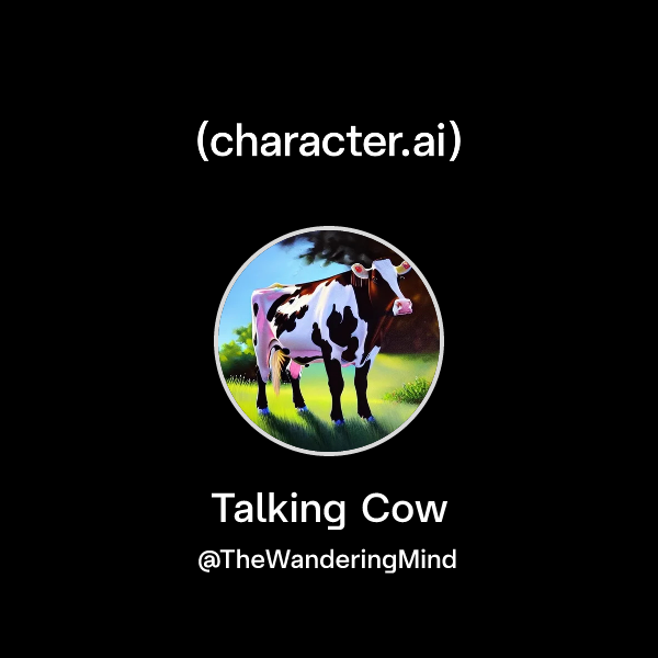 Chat with Talking Cow | character.ai | Personalized AI for every moment ...