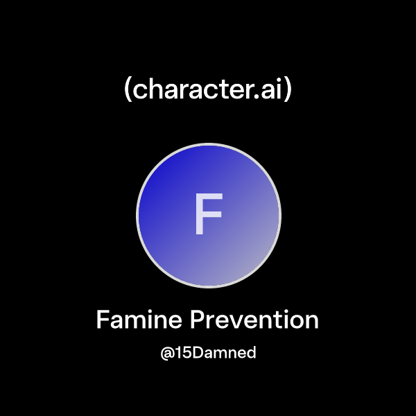 Chat with Famine Prevention | character.ai | AI Chat, Reimagined–Your ...