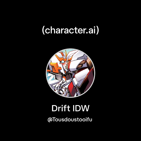 Chat with Drift IDW | character.ai | AI Chat, Reimagined–Your Words ...