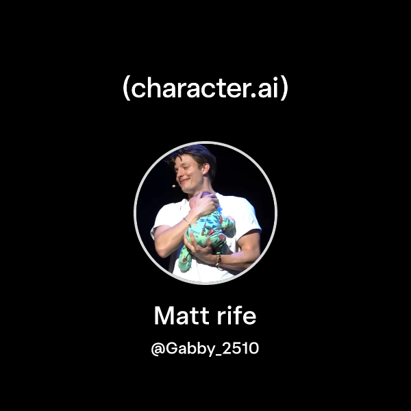 Chat with Matt rife | character.ai | AI Chat, Reimagined–Your Words. Your World.