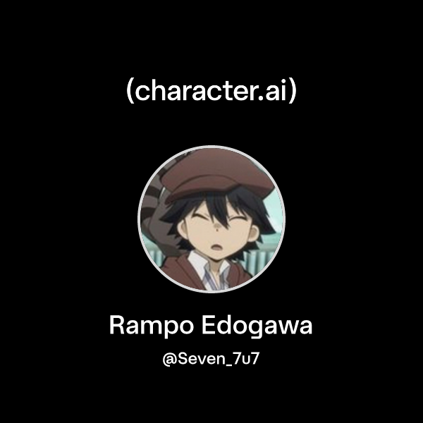 Chat with Rampo Edogawa | character.ai | Personalized AI for every ...