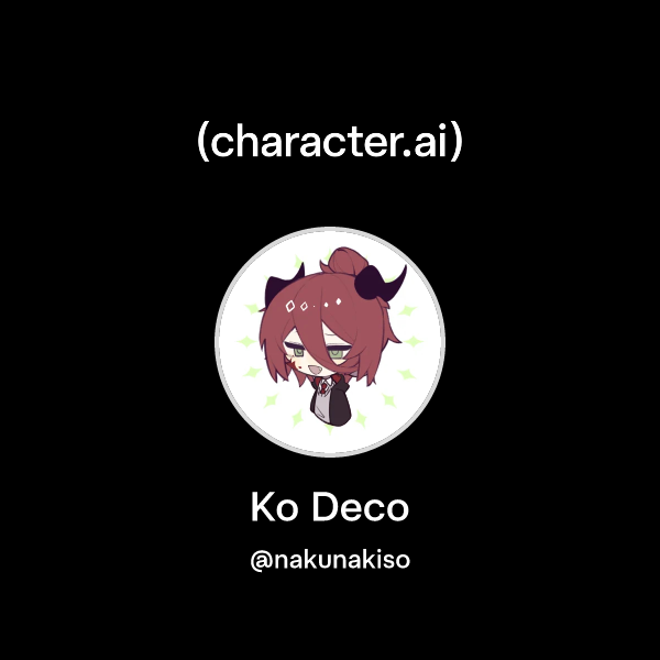 Chat with Ko Deco | character.ai | Personalized AI for every moment of ...