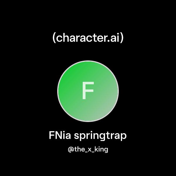 Chat with FNia springtrap | character.ai | AI Chat, Reimagined–Your ...