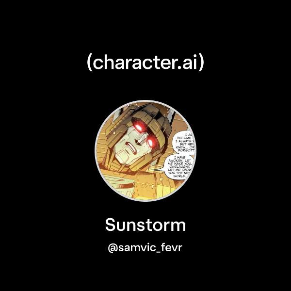 Chat with Sunstorm | character.ai | AI Chat, Reimagined–Your Words ...