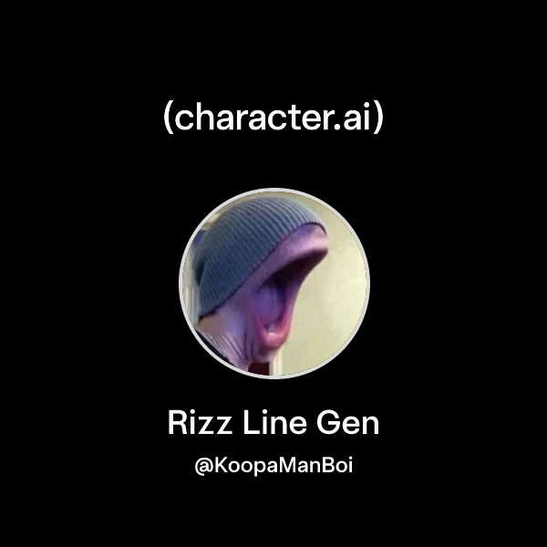 Chat with Rizz Line Gen | character.ai | AI Chat, Reimagined–Your Words ...