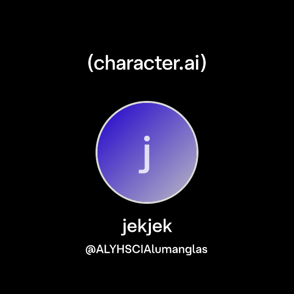 Chat with jekjek | character.ai | AI Chat, Reimagined–Your Words. Your ...