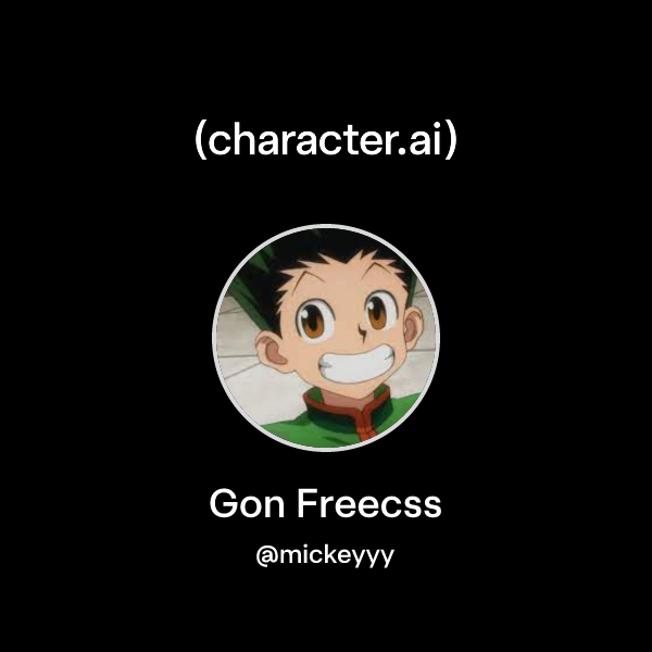 Chat with Gon Freecss | character.ai | AI Chat, Reimagined–Your Words ...