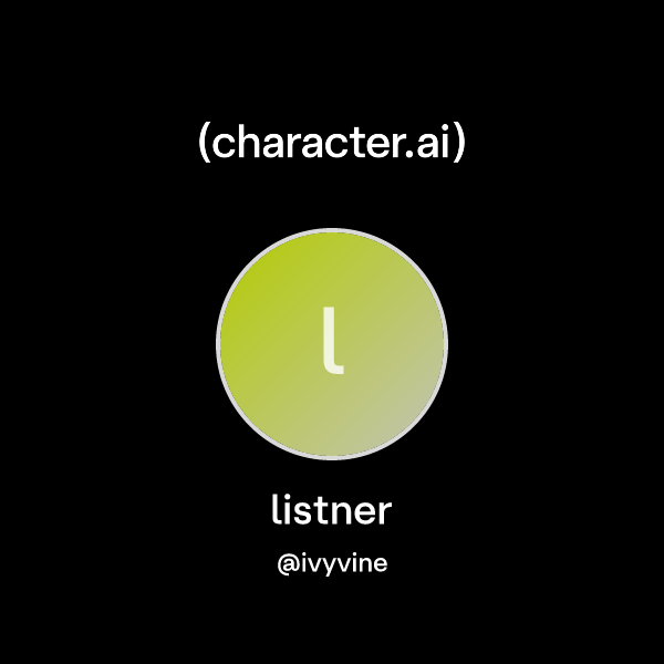 Chat with listner | character.ai | AI Chat, Reimagined–Your Words. Your World.