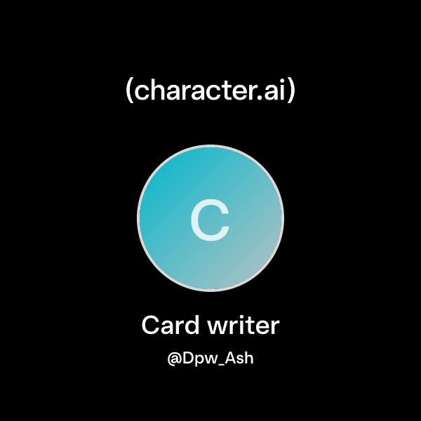 Chat with Card writer | character.ai | AI Chat, Reimagined–Your Words ...