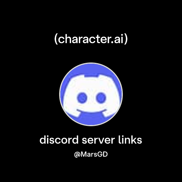 Chat with discord server links | character.ai | Personalized AI for ...