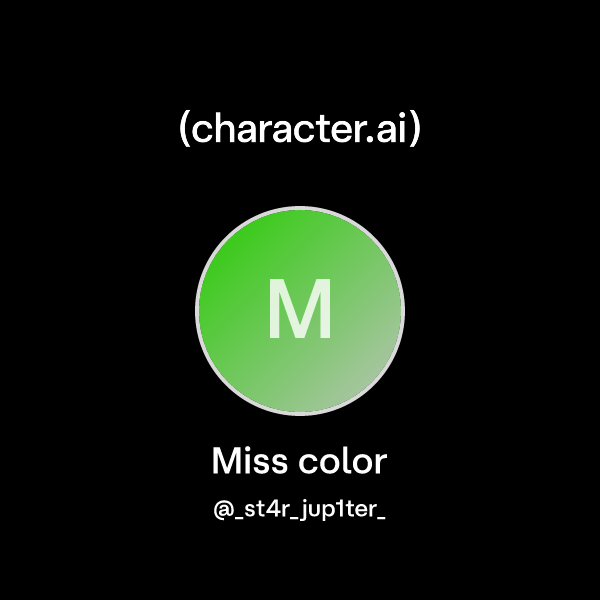 Chat with Miss color | character.ai | Personalized AI for every moment ...