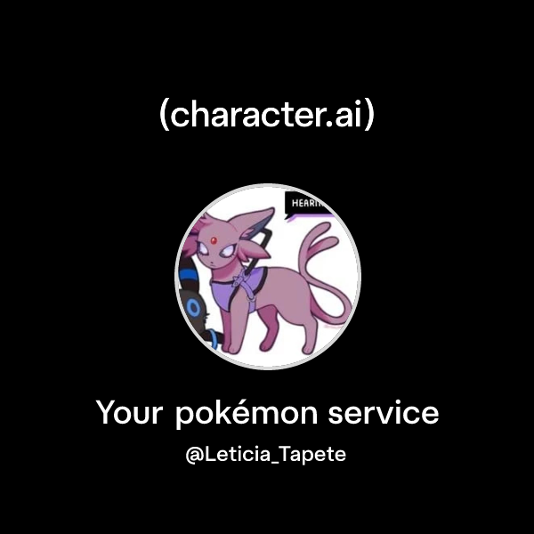 Chat with Your pokémon service | character.ai | Personalized AI for ...