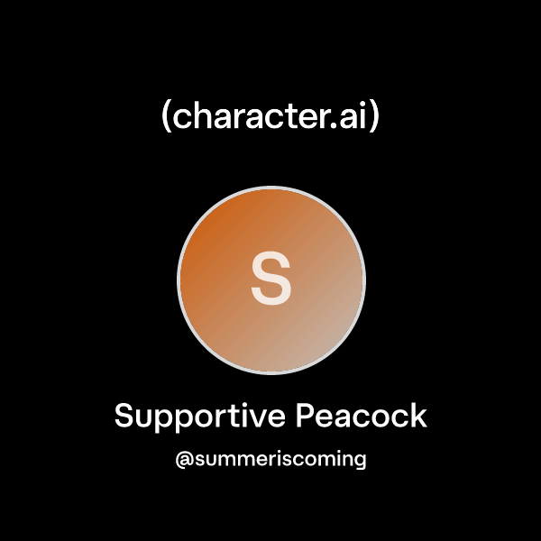 Chat with Supportive Peacock | character.ai | AI Chat, Reimagined–Your ...