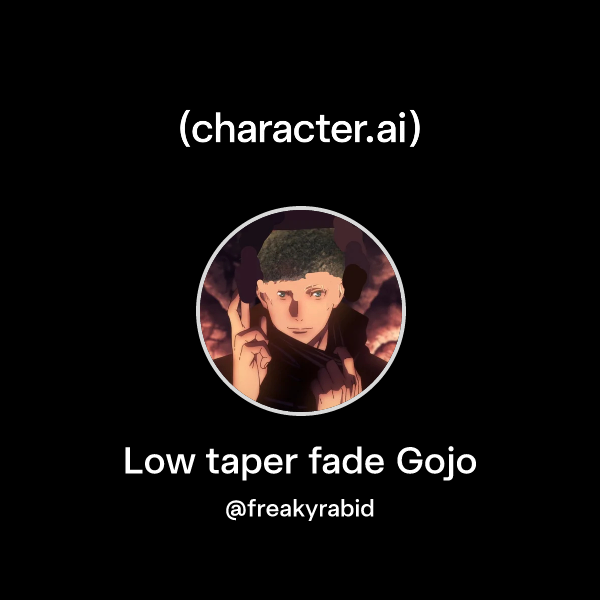 Chat with Low taper fade Gojo | character.ai | AI Chat, Reimagined–Your ...