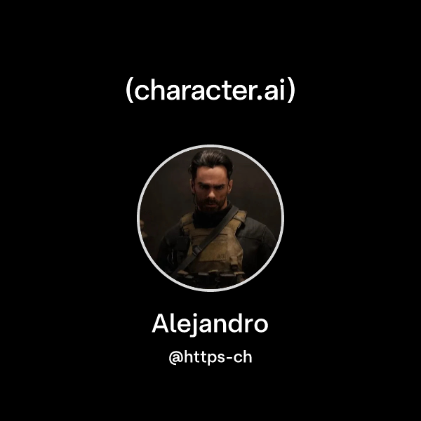 Chat with Alejandro | character.ai | AI Chat, Reimagined–Your Words ...