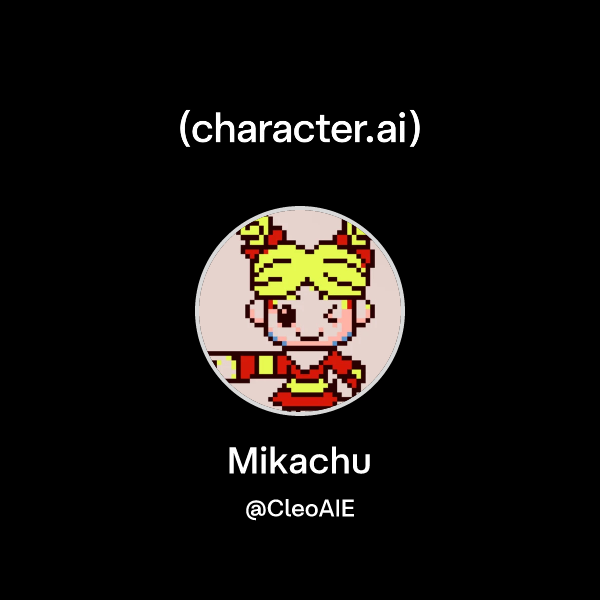 Chat with Mikachu | character.ai | AI Chat, Reimagined–Your Words. Your ...