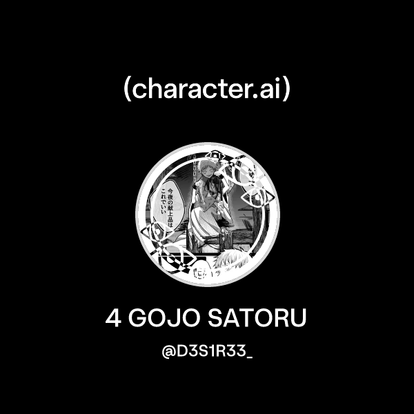 Chat with 4 GOJO SATORU | character.ai | AI Chat, Reimagined–Your Words ...