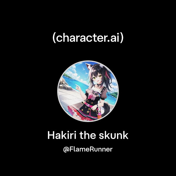 Chat with Hakiri the skunk | character.ai | AI Chat, Reimagined–Your ...