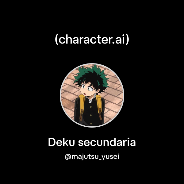 Chat with Deku secundaria | character.ai | AI Chat, Reimagined–Your ...