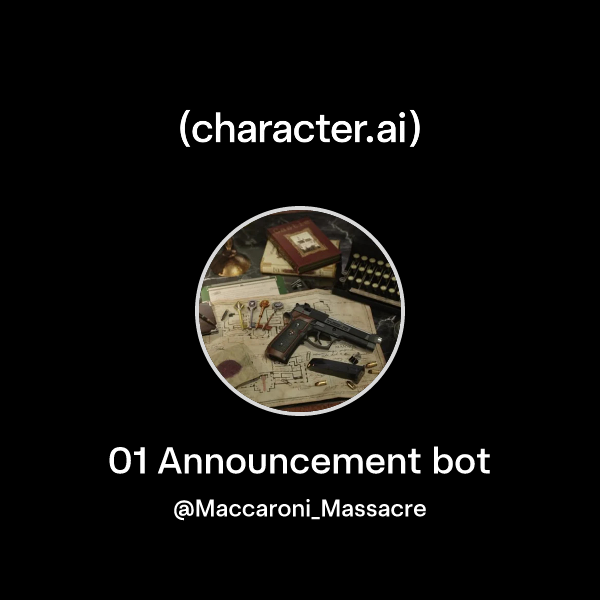 Chat with 01 Announcement bot | character.ai | AI Chat, Reimagined–Your ...