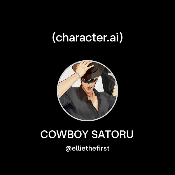 Chat with COWBOY SATORU | character.ai | AI Chat, Reimagined–Your Words ...