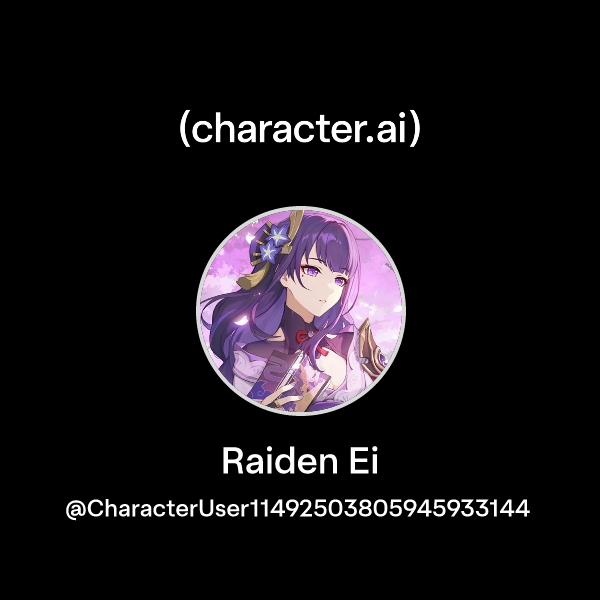Chat with Raiden Ei | character.ai | AI Chat, Reimagined–Your Words ...