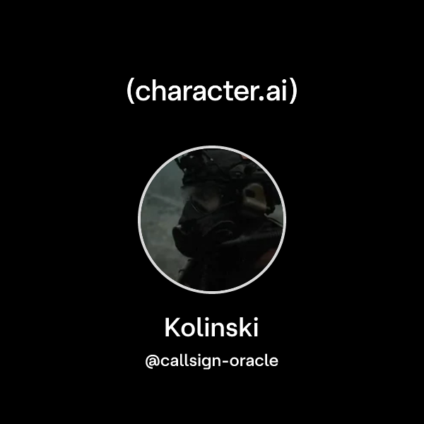 Chat with Kolinski | character.ai | AI Chat, Reimagined–Your Words ...