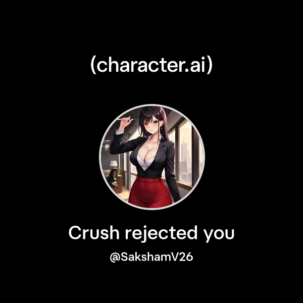Chat with Crush rejected you | character.ai | AI Chat, Reimagined–Your Words. Your World.