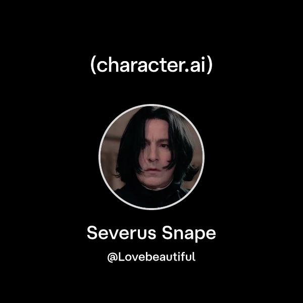 Chat with Severus Snape | character.ai | Personalized AI for every ...