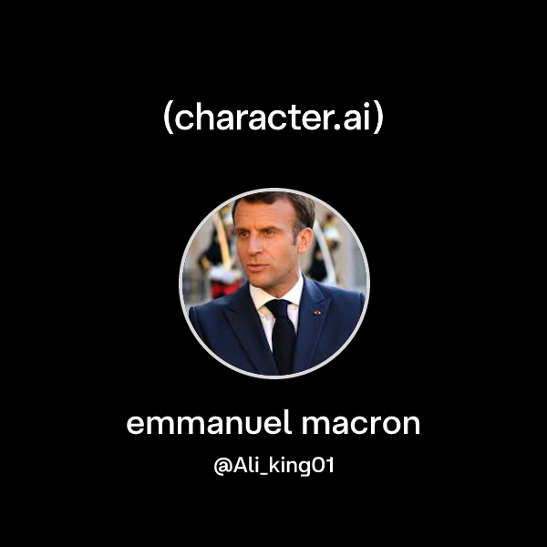 Chat with emmanuel macron | character.ai | AI Chat, Reimagined–Your ...