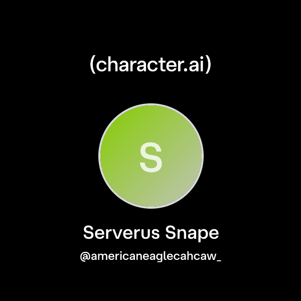 Chat with Serverus Snape | character.ai | AI Chat, Reimagined–Your ...