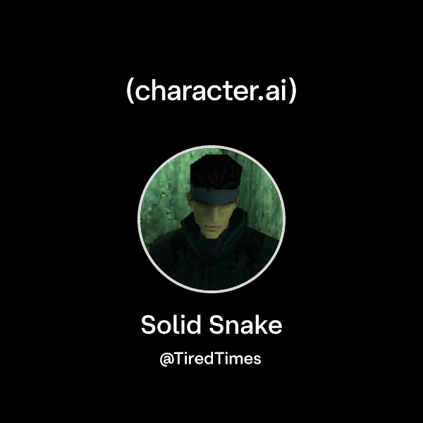 Chat with Solid Snake | character.ai | AI Chat, Reimagined–Your Words ...