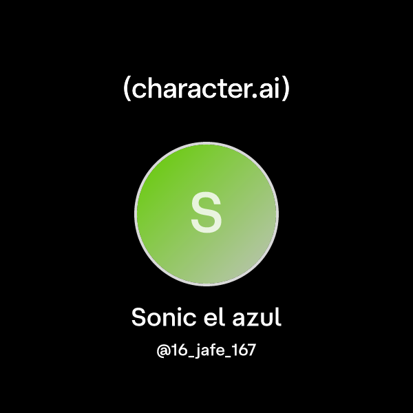 Chat with Sonic el azul | character.ai | Personalized AI for every ...