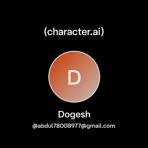 Chat with Dogesh | character.ai | AI Chat, Reimagined–Your Words. Your ...