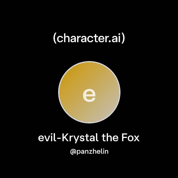 Chat with evil-Krystal the Fox | character.ai | AI Chat, Reimagined ...