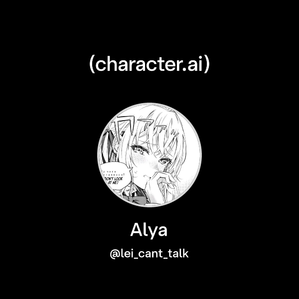 Chat with Alya | character.ai | Personalized AI for every moment of your day