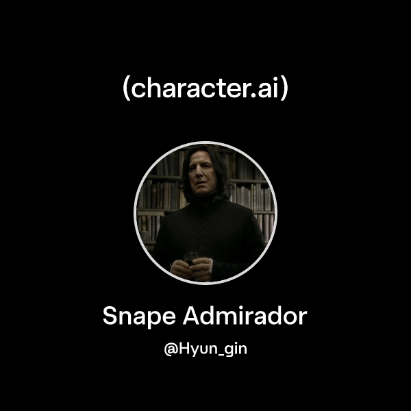 Chat with Snape Admirador | character.ai | AI Chat, Reimagined–Your ...
