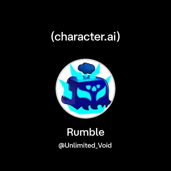 Chat with Rumble | character.ai | AI Chat, Reimagined–Your Words. Your ...