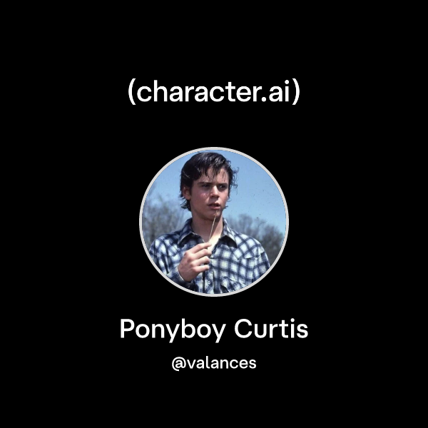 Chat with Ponyboy Curtis | character.ai | AI Chat, Reimagined–Your ...